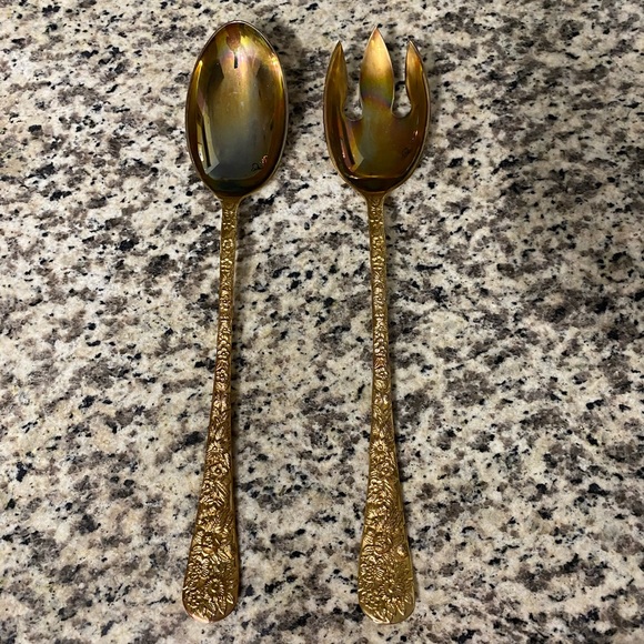 Godinger | Dining | Vintage Godinger Salad Serving Set Silverplate With ...